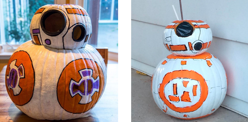People Are Making BB8 Pumpkins, And They're Adorable