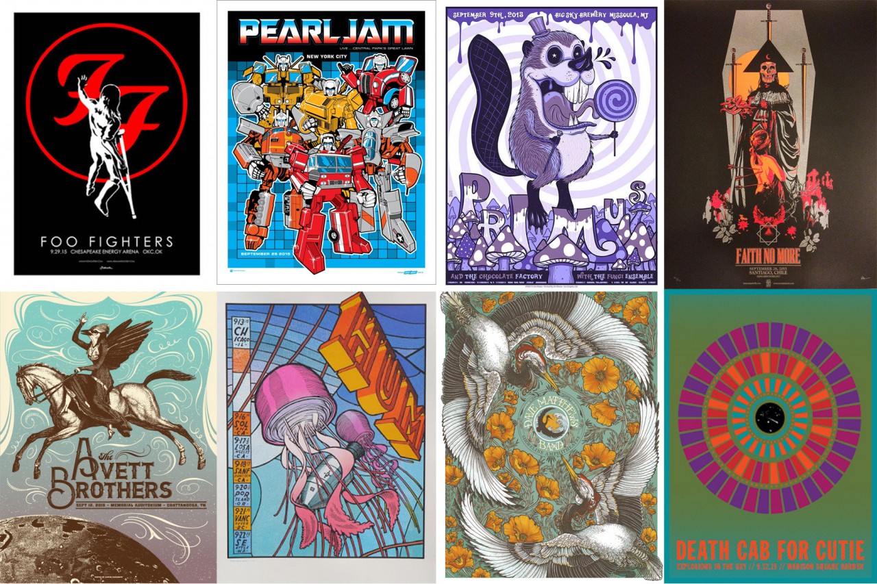 Tuned In: September's Best Concert Posters