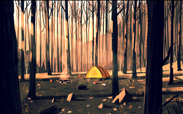 The Stunning Art of "Firewatch"