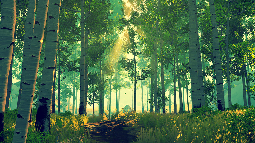 The Stunning Art of "Firewatch"