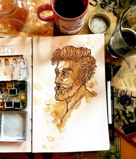 Coffee Paintings: Painting with Coffee, Tea, and More!