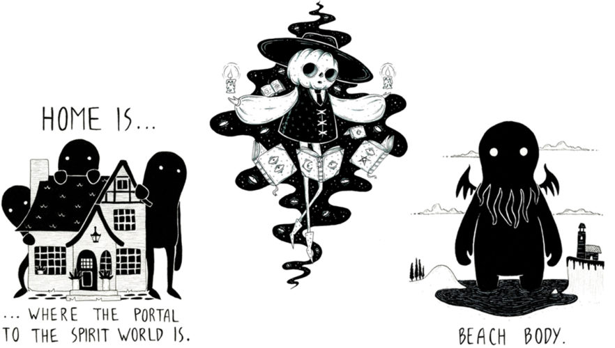 So Cute it's Scary: We Love Behemot's Dark (& Adorable) Art