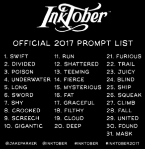 Inktober is Back! Inktober Prompts and Inspiration | Threadless