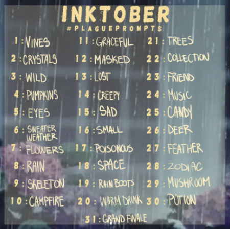 Inktober is Back! Inktober Prompts and Inspiration | Threadless