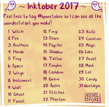 Inktober is Back! Inktober Prompts and Inspiration | Threadless