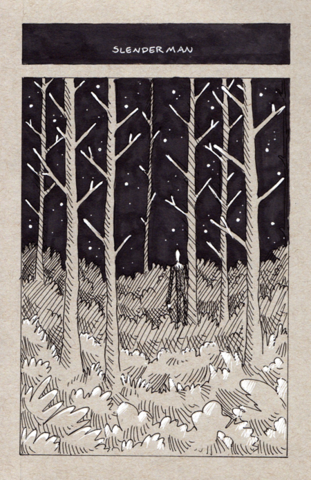 These Urban Legend Inspired Inktober Drawings Will Blow Your Mind