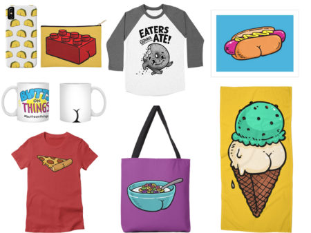 Artist Brian Cook is Drawing #ButtsOnThings